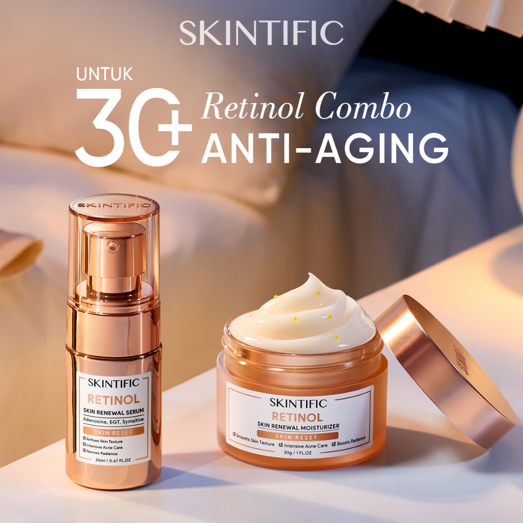 Jual [SKINTIFIC AUTHORIZED] 2PCS PACKET Retinol Anti Aging Set 14Days ...
