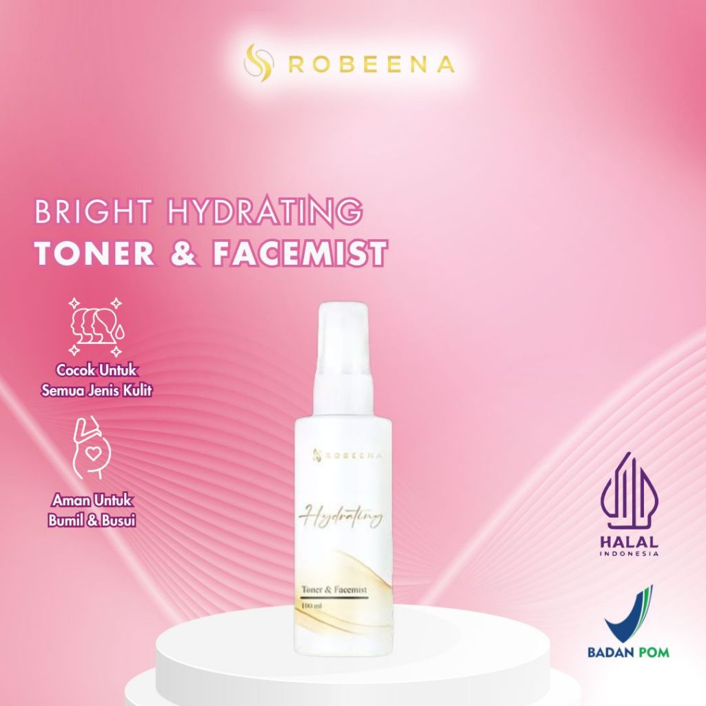 Jual Robeena Bright Hydrating Toner & Facemist Toner Wajah untuk ...