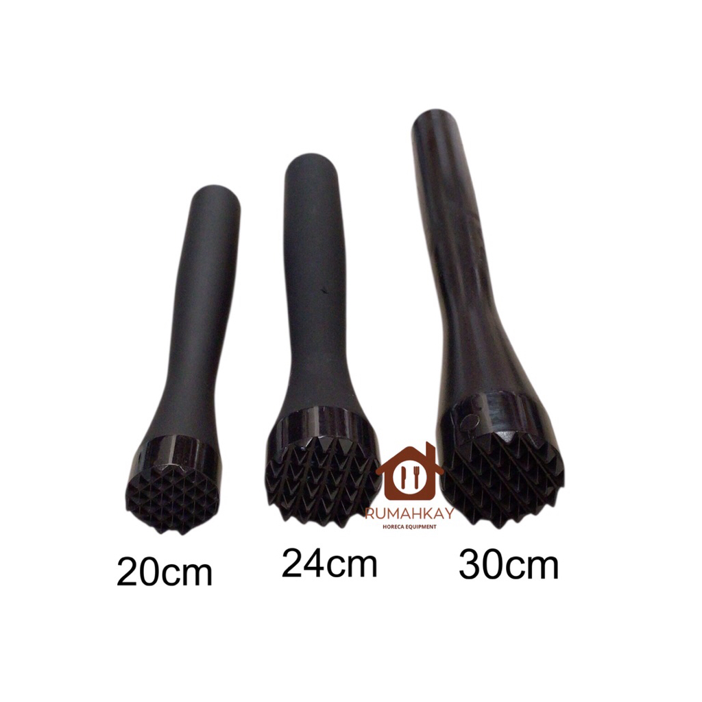 Jual Bar Muddler / alat tumbuk buah mojito cocktail warna hitam ...