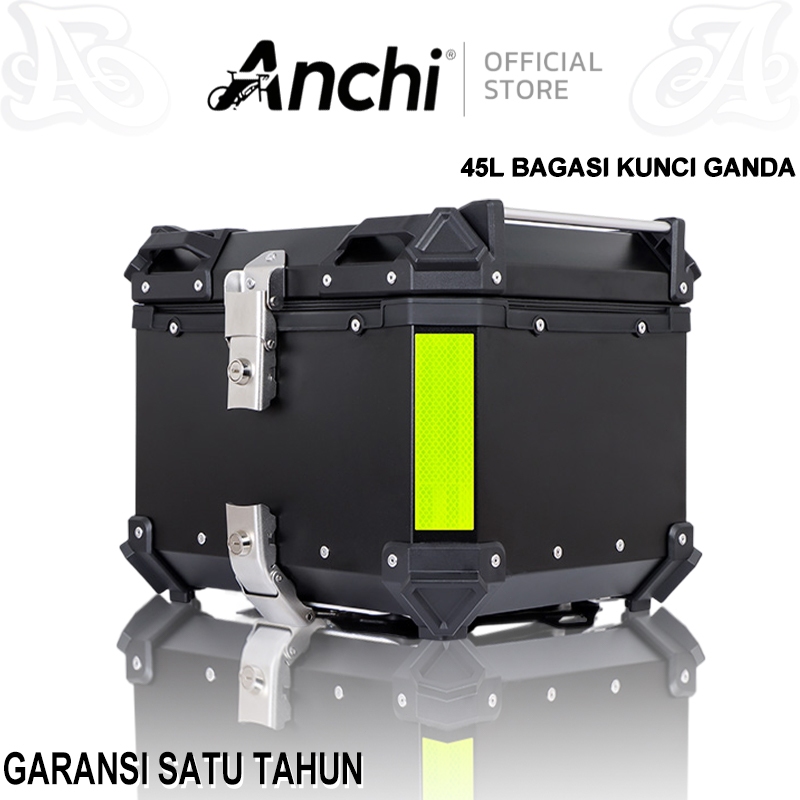 Jual Anchi⭐Ready stock⭐45L Kapasitas Besar Tahan air Box Belakang Motor ...