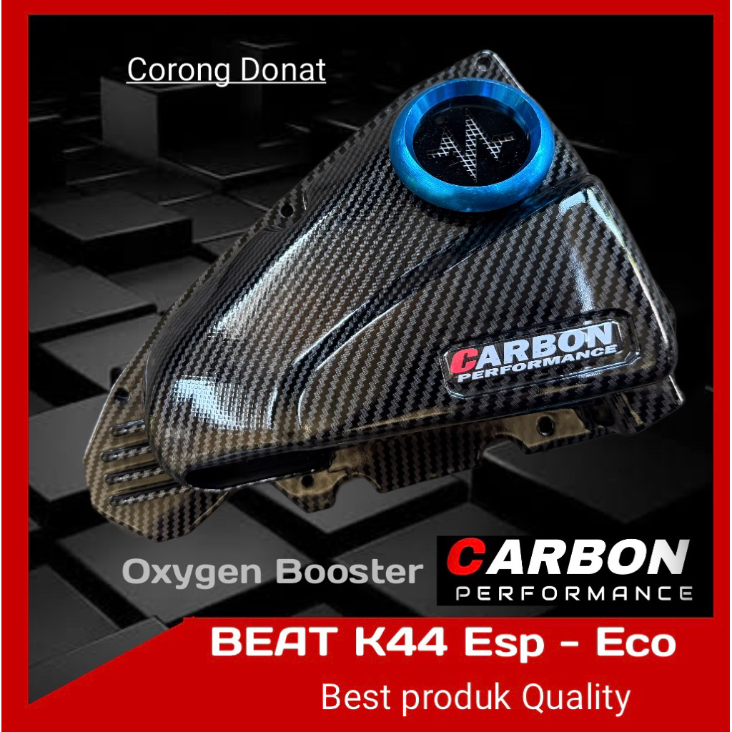 Jual CORONG UDARA BEAT SCOOPY ESP 2016-2019 CARBON DONAT ️corong udara ...