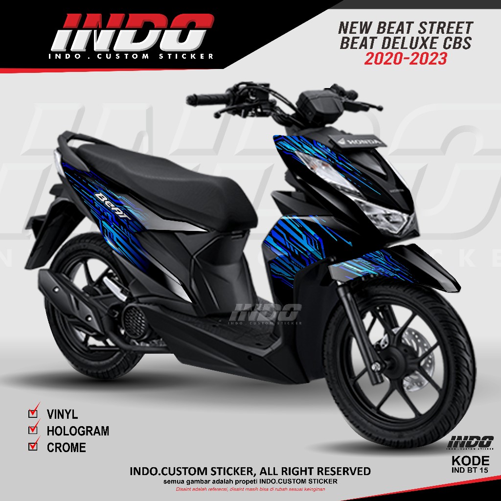 Jual DECAL NEW BEAT STREET 2020-2023 NEW BEAT STREET/NEW BEAT DELUXE ...