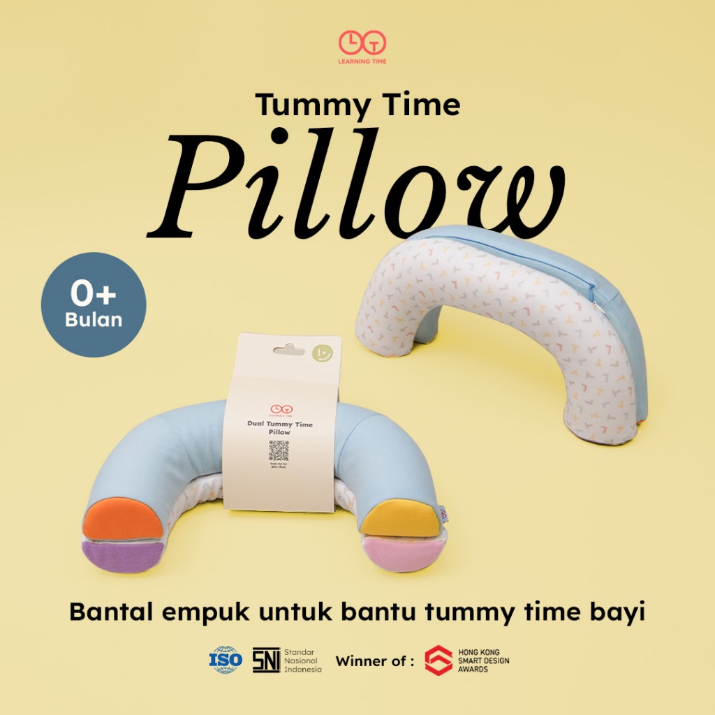 Jual Learning Time - Tummy Time Pillow – Bantal Tummy Time Ergonomis ...