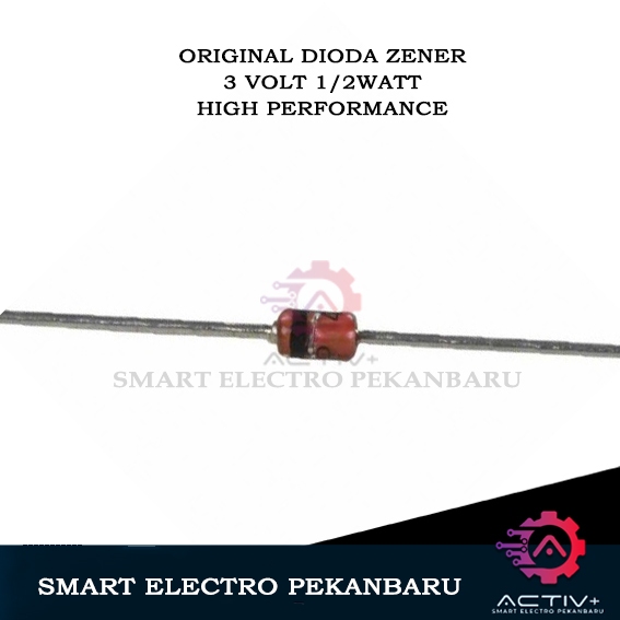 Jual ORIGINAL DIODA ZENER 3V BZX55C 1/2W ZENER DIODE 3VOLT VOLT 1/2 W 0.5 WATT 0.5WATT 0,5W 0,5W ...