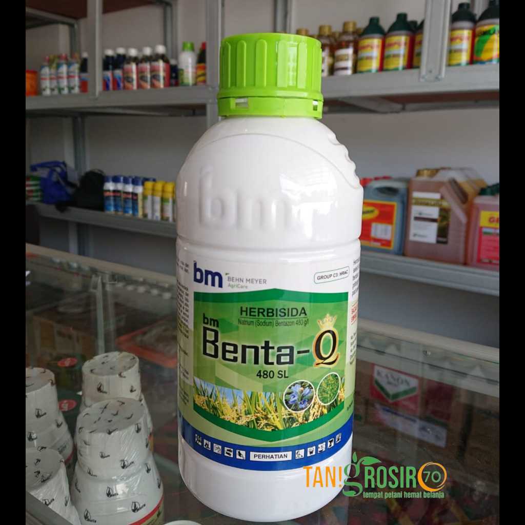 Jual Herbisida Benta Q 480 SL 1 Liter - Mengatasi rumput lulangan, teki ...