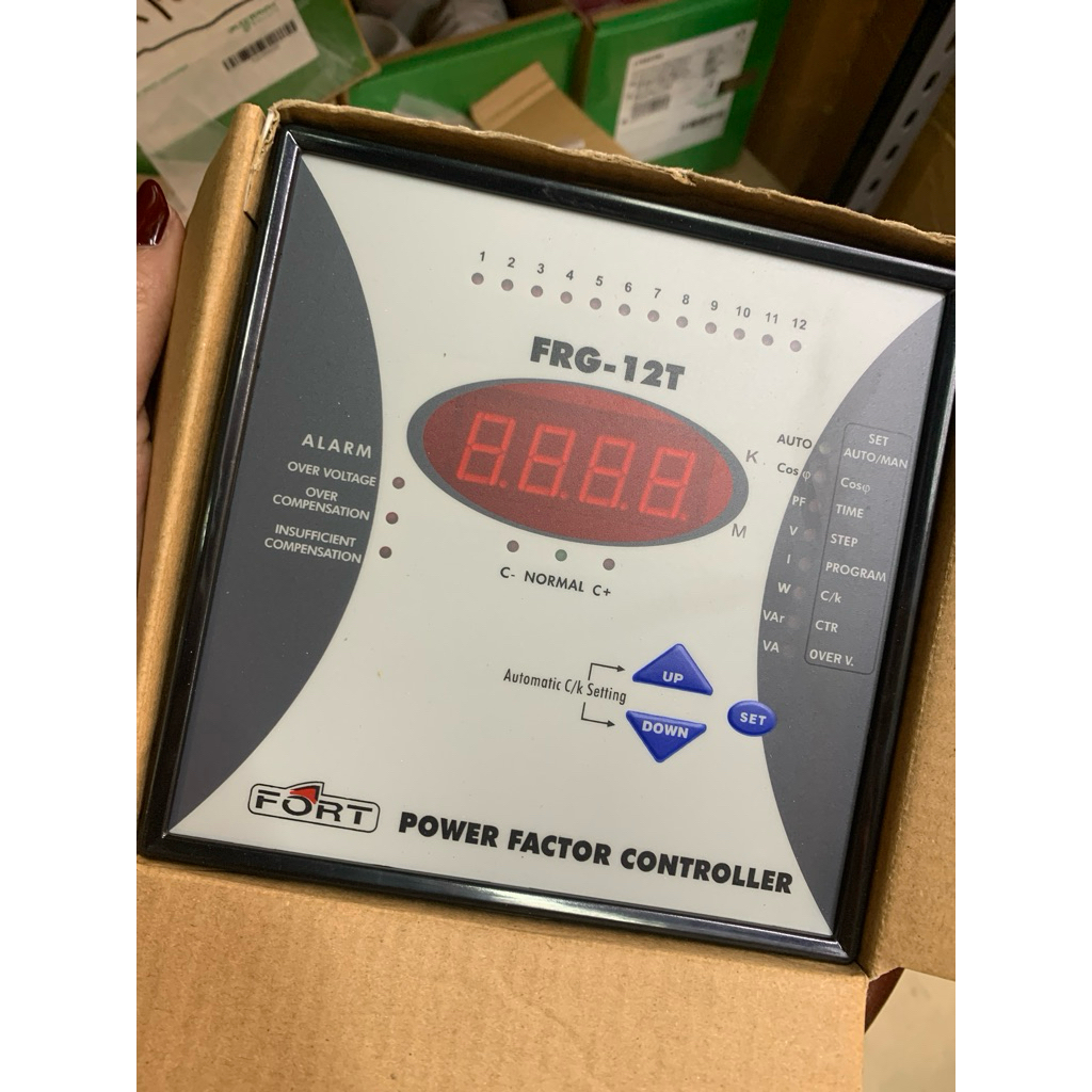 Jual Fort Power Factor Regulator Controller pfr 12step FRG-12T 12 step ...