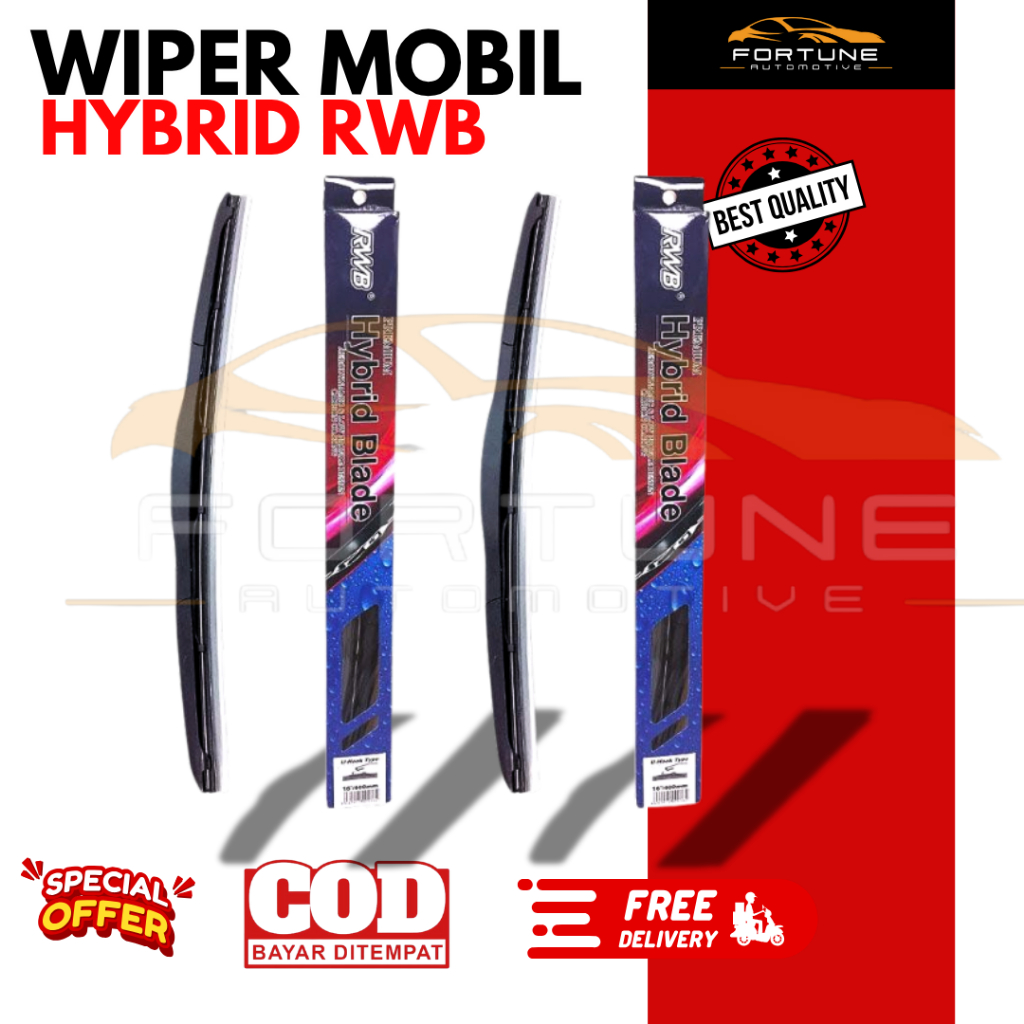 Jual Wiper Mobil Hybrid Blade Universal / Wiper Hybrid Blade RWB ...