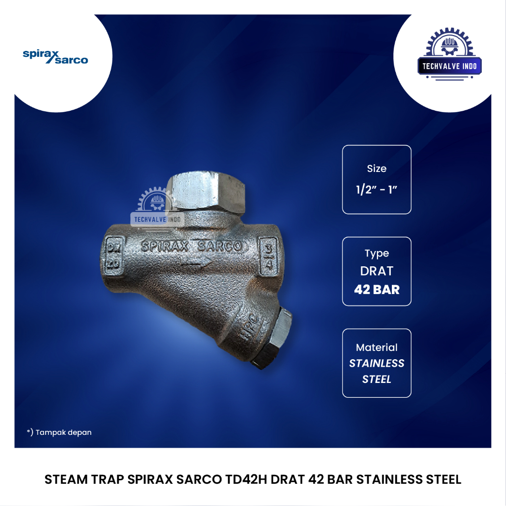 Jual STEAM TRAP SPIRAX SARCO 1" INCH DRAT / THERMODYNAMIC TD42H ...