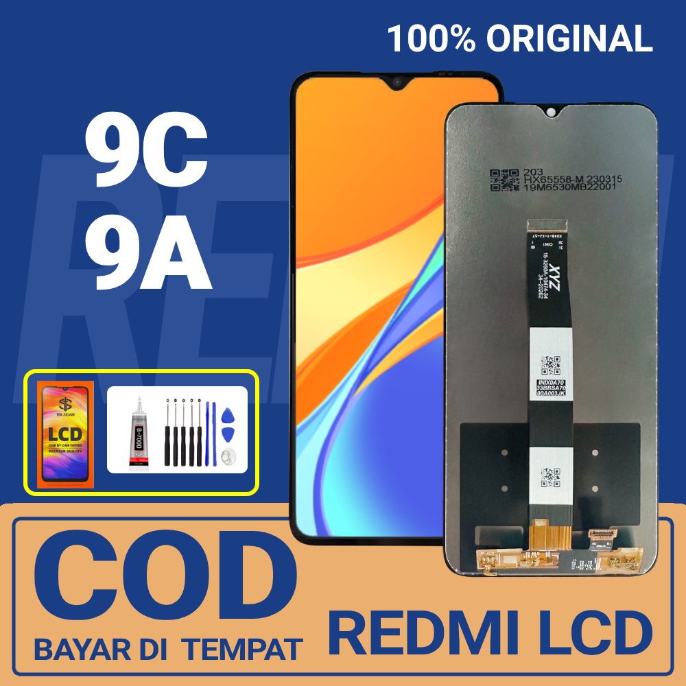 Jual LCD TOUCHSCREEN REDMI 9C ORIGINAL 100% lcd redmi 9a FULLSET ASLI ...
