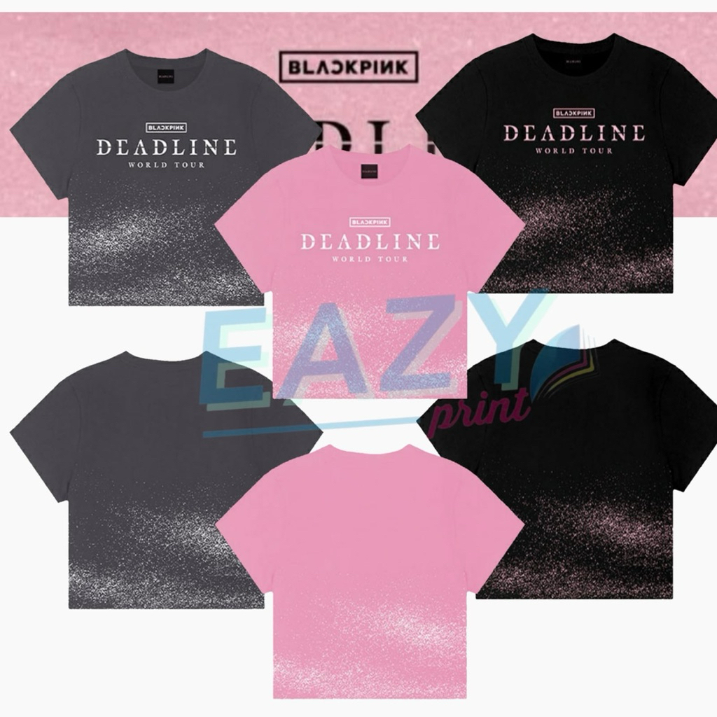 Jual CROPTOP BLACKPINK DEADLINE WORLD TOUR CONCERT 2025 BAJU CROP BLINK ...
