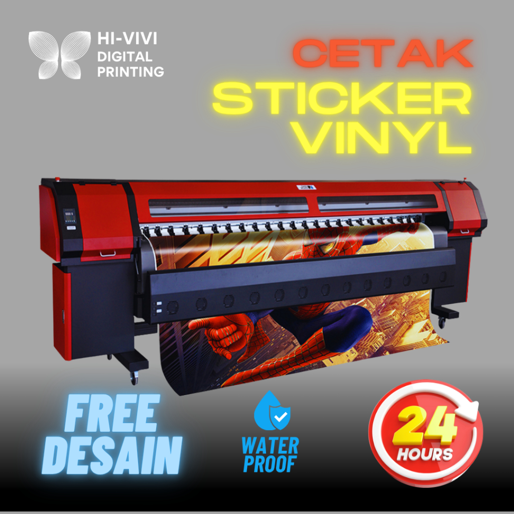 Jual Cetak Sticker Vinyl 1 - Waterproof - Meteran - Free Desain - 24 ...