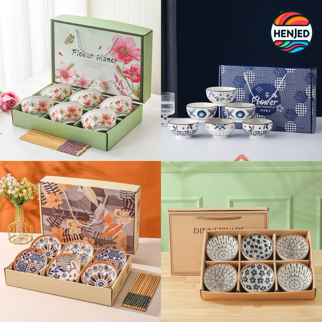 Jual Mangkok Keramik Bowl Premium Set Hampers Hadiah Souvenir Parcel ...