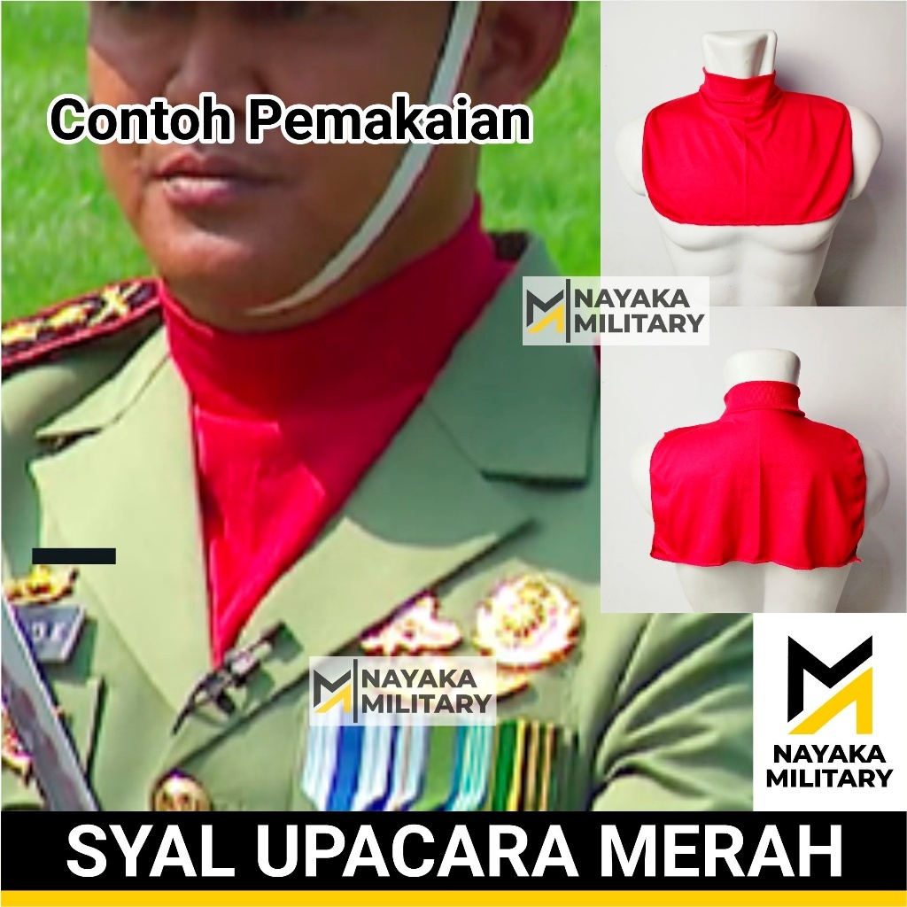 Jual Scarf upacara tni | syal kaos tni| syal kaos upacara Merah TNI ...