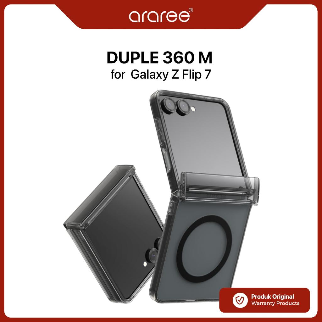 Jual Case Samsung Galaxy Z Flip 7 Flip7 ARAREE DUPLE 360 M Clear ...