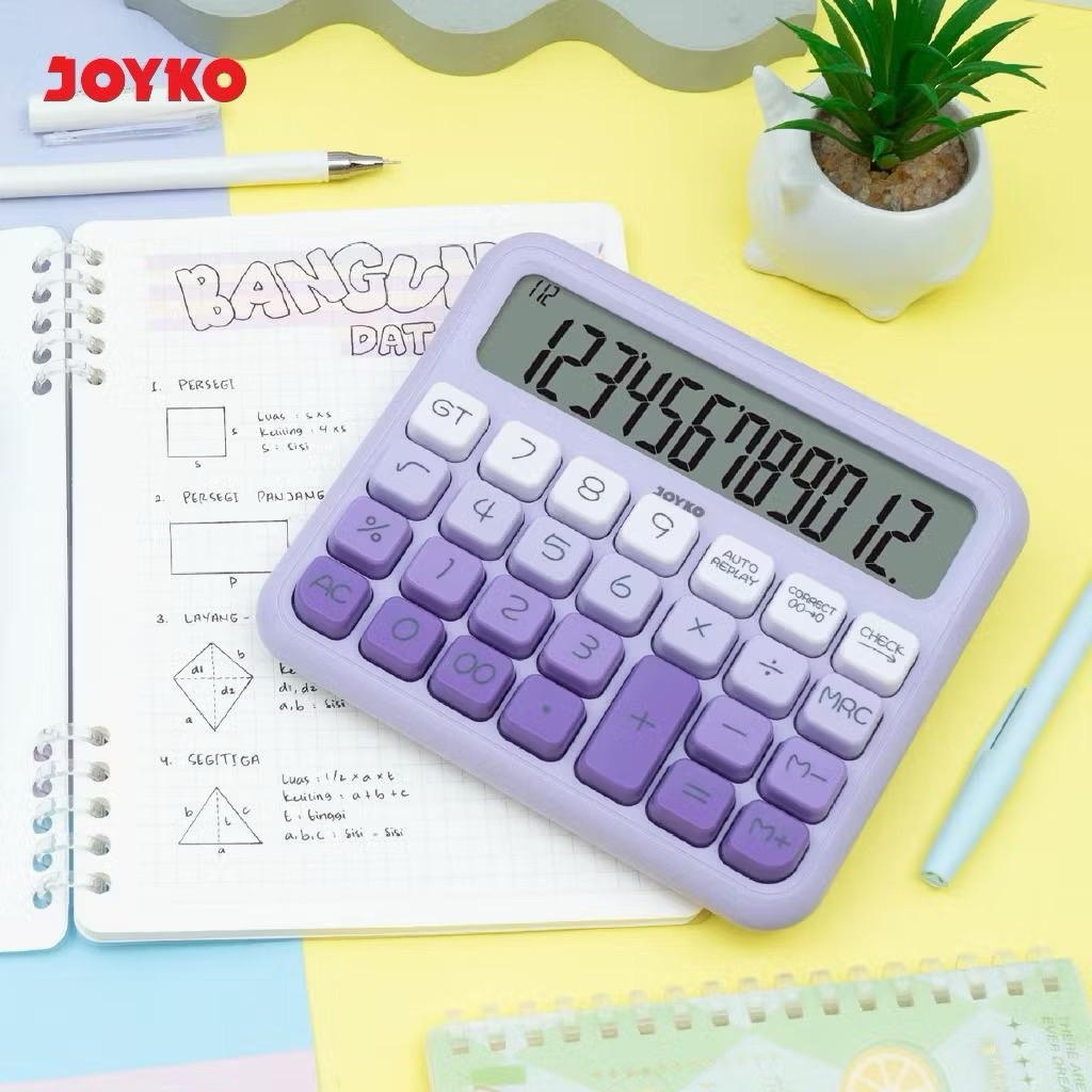 Jual Kalkulator Joyko CC63DCO 12 Digit Dual Power Check & Correct ...