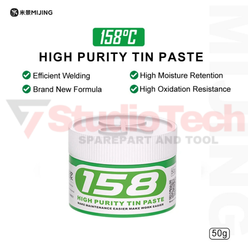 Jual TIMAH PASTA MIJING NEW HIGH PURITY 158C 50G | Shopee Indonesia
