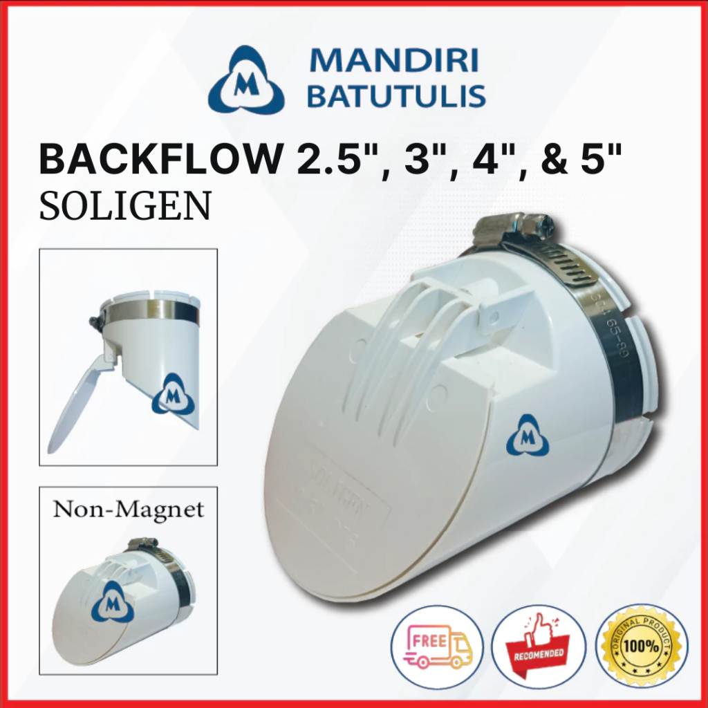 Jual Backflow Valve SOLIGEN 2.5" 3" 4" 5" inch - Magnet / Non Magnet ...