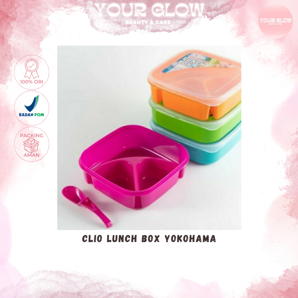 Jual LUNCH BOX YOKOHAMA | KOTAK MAKAN WARNA CLIO / HARGA MURAH | Shopee ...