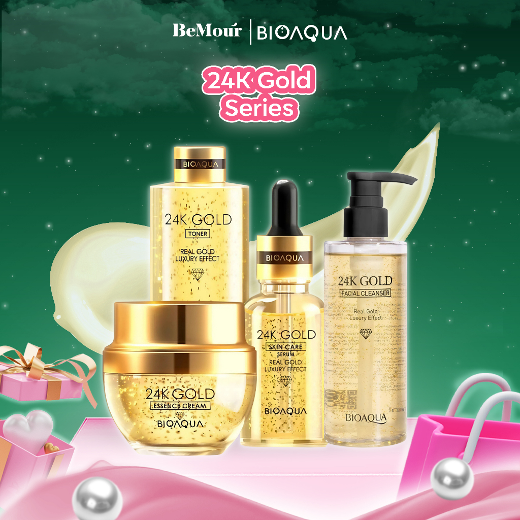 Jual BIOAQUA - 24K GOLD SERIES - Skincare Anti-Aging With Brightening ...