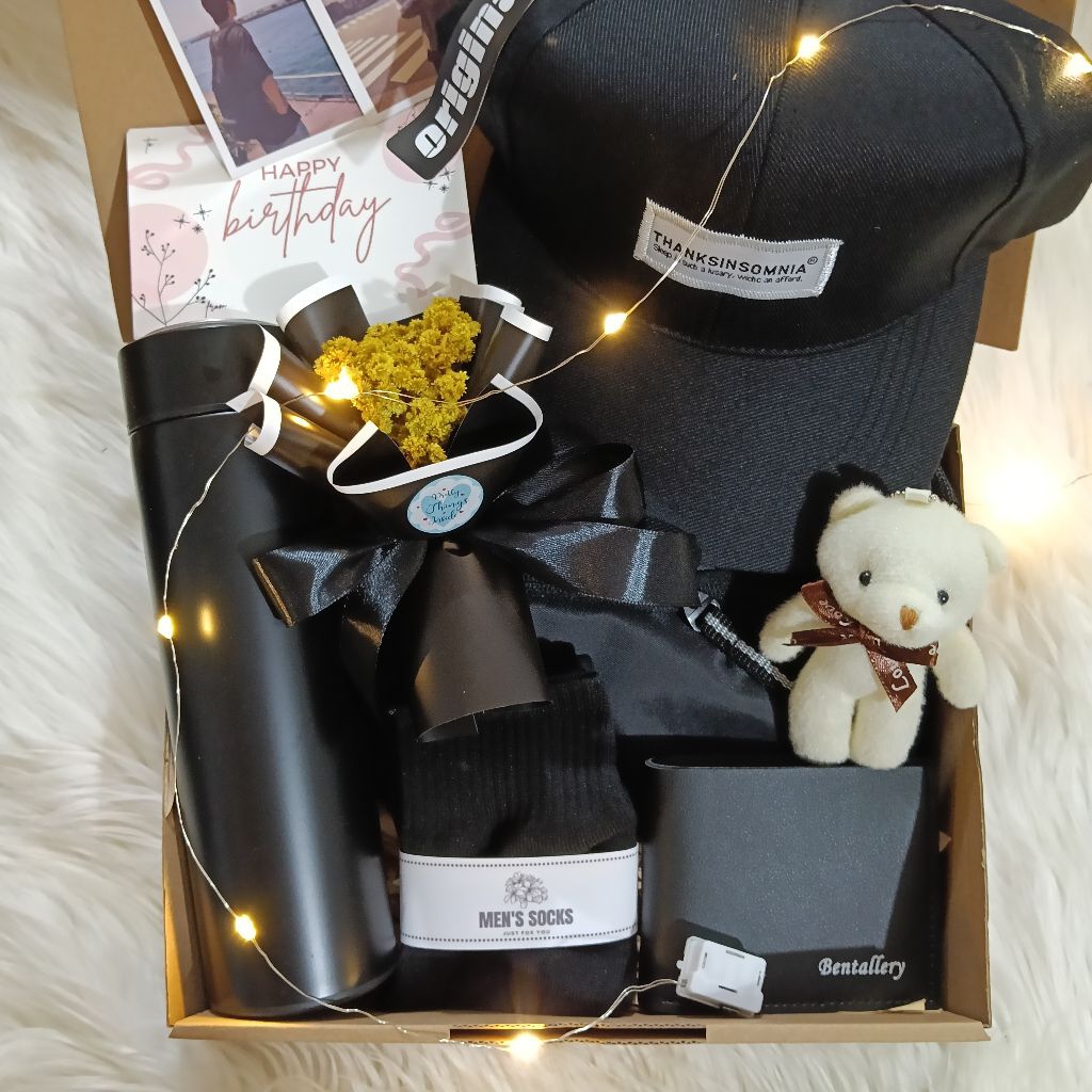 Jual Kado pria gift cowok paket Tumblr tas hampers man ulang tahun ...