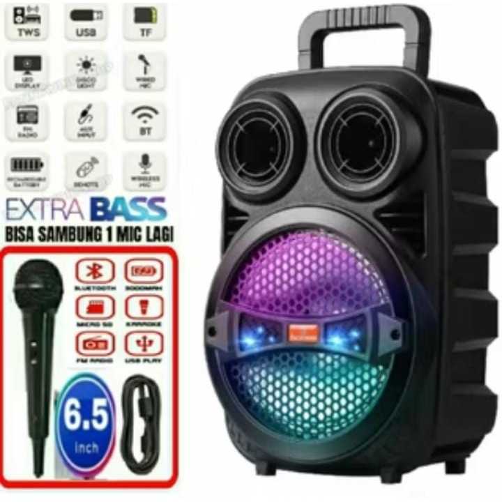 Jual Speaker kimiso Gratis Mic Karoke SQ-338 Free Mic Karoke Subwoofer ...