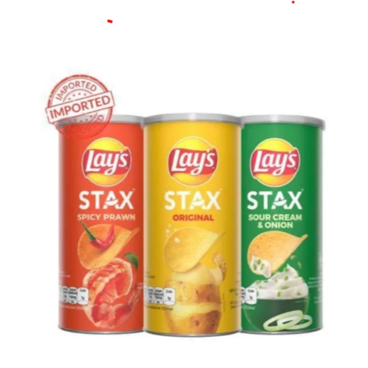 Jual Lay's Lays Stax Potato Chips 70 gr / Snack Keripik Kentang Aneka ...