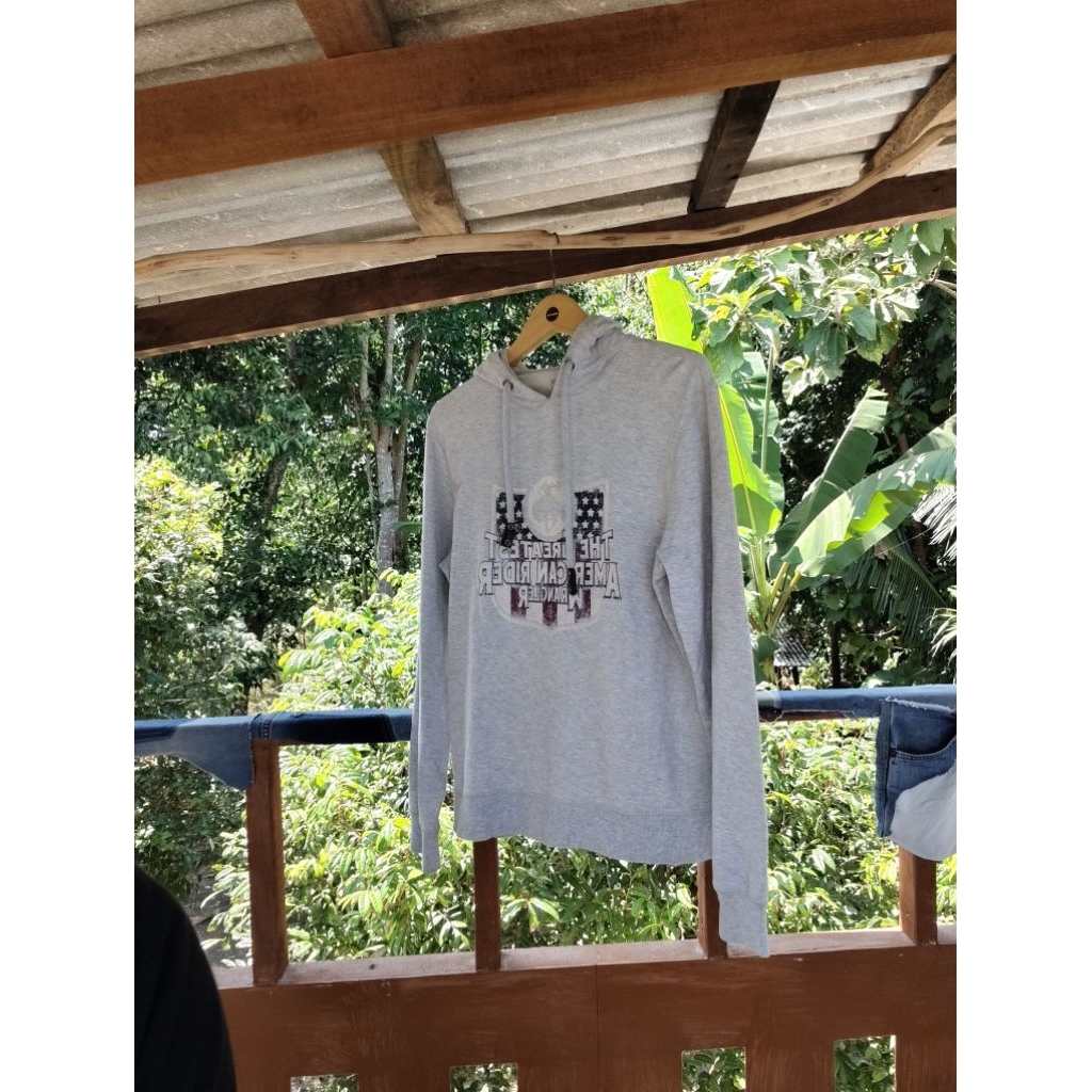 Jual Hoodie Wrangler Vintage Abu Misty American Rider | Shopee Indonesia