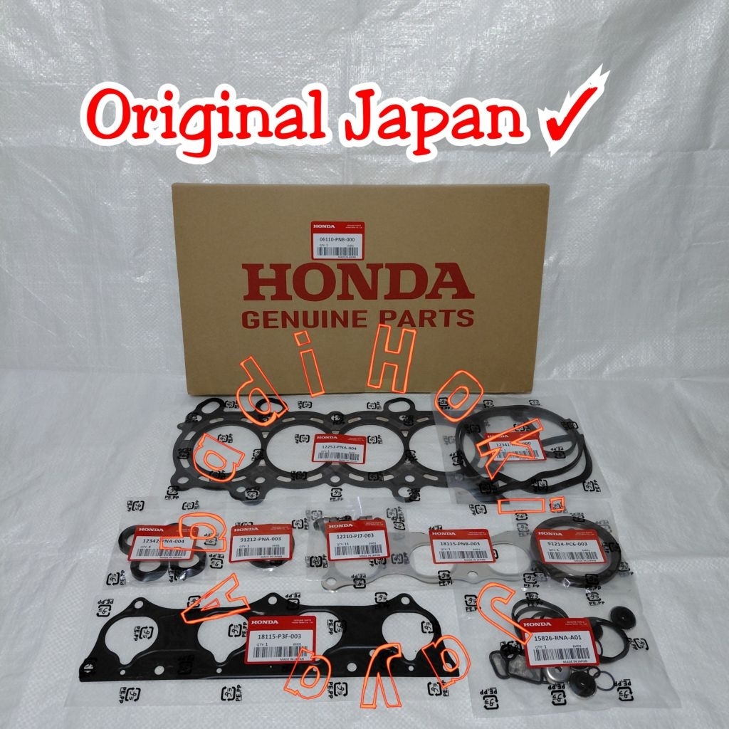 Jual Packing Paking Gasket Full Set Engine Overhoul Honda Stream 2.0 ...