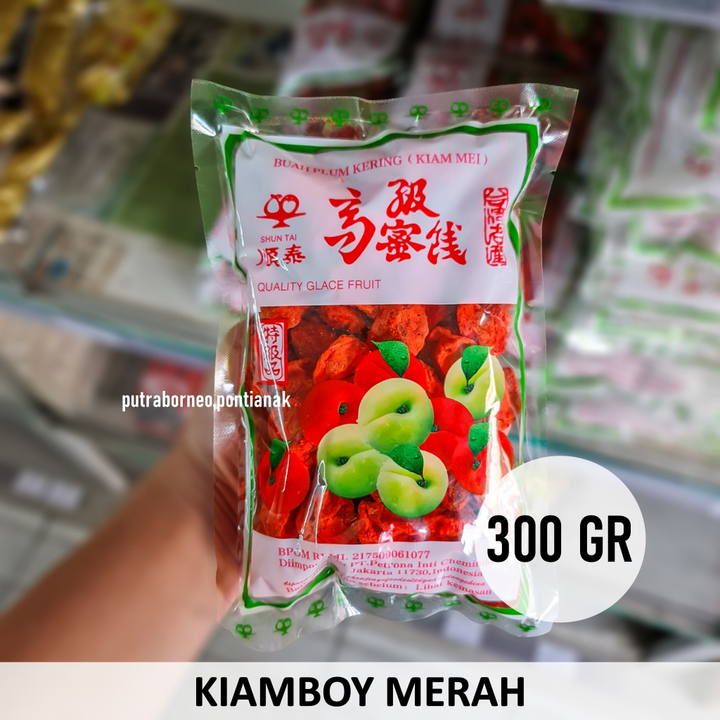 Jual Asinan Kiamboy Merah 300 gr Suntai / Kiambue Sengbue Somboy ...