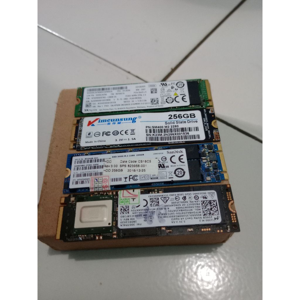 Jual ssd nvme dan m2 sata merk campur ready sesuai foto | Shopee Indonesia