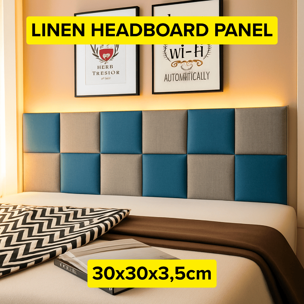 Jual Headboard Bed Foam 3D Wallpanel Dinding Premium Wallpaper 30x30cm ...