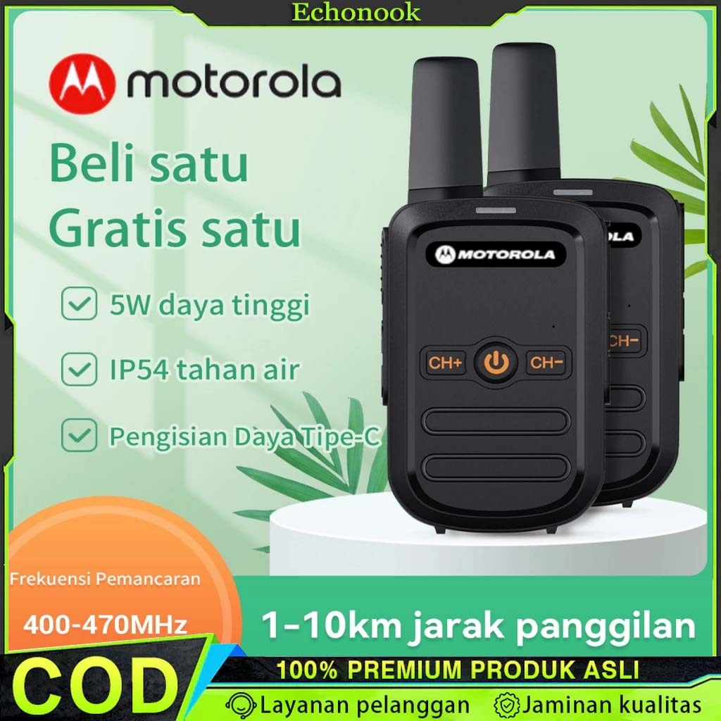 Jual MOTOROLA mini HT Walkie-Talkie MOTOROLA Baterai 9800mAh 120 hours ...