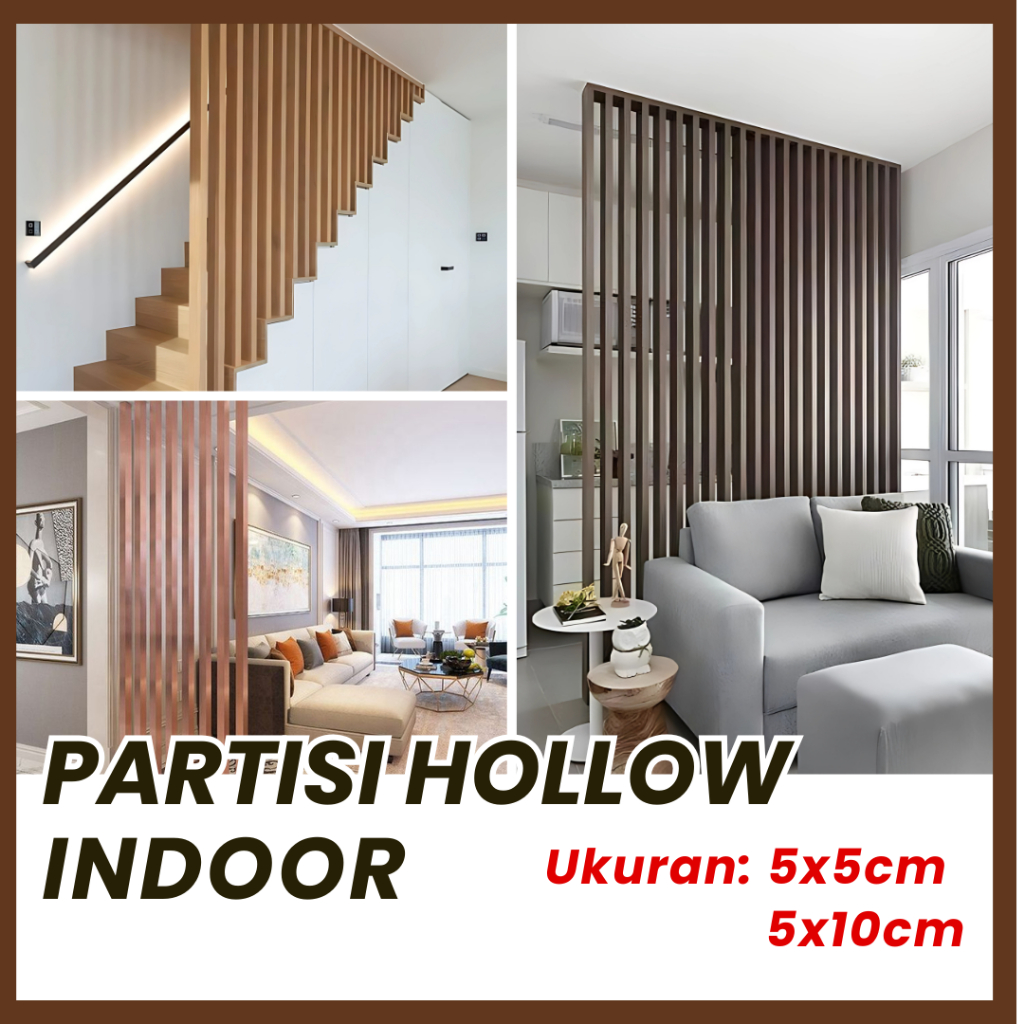 Jual Timber Tube PVC indoor | PVC Partisi Hollow Indoor | PVC Penyekat ...