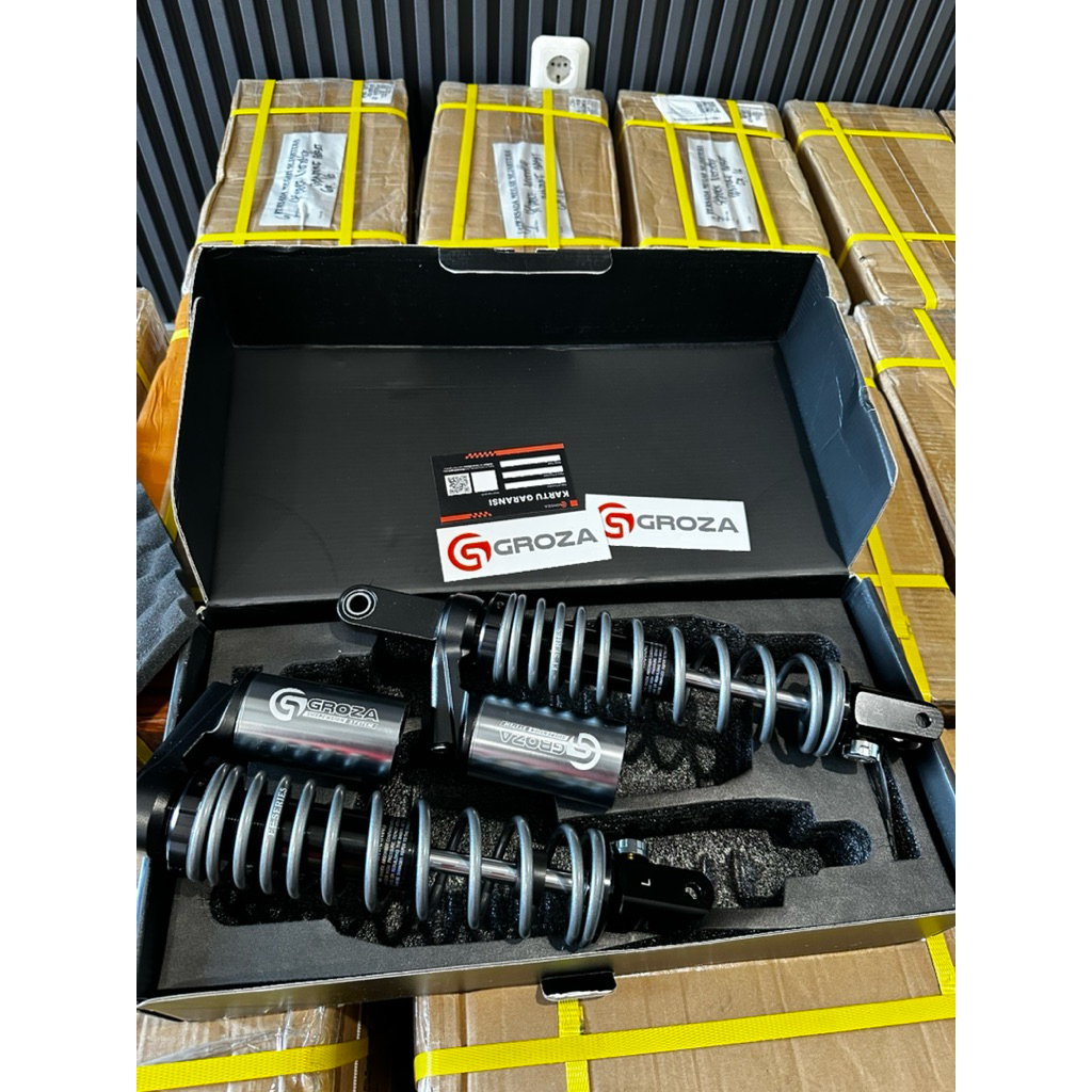 Jual shock belakang groza original ef series xmax pcx150 warna titan ...