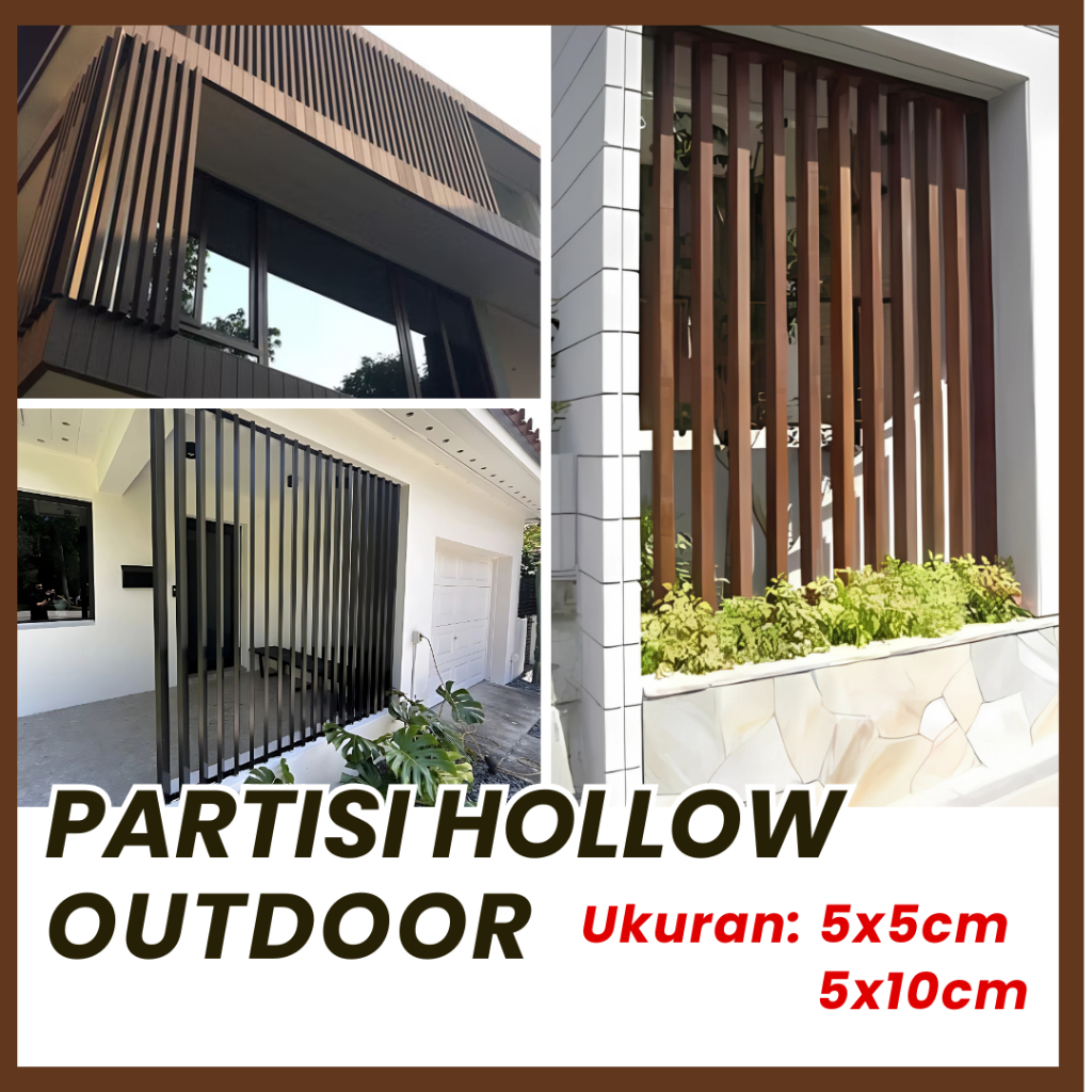 Jual Timberwood Timber Tube WPC Outdoor | WPC Hollow Kotak Outdoor ...