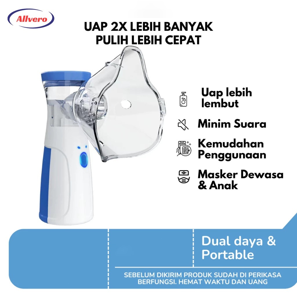 Jual Nebulizer Portable Alat Nebulizer Anak Terapi Pernafasan Nebulizer Asma Vapor Asthma ...