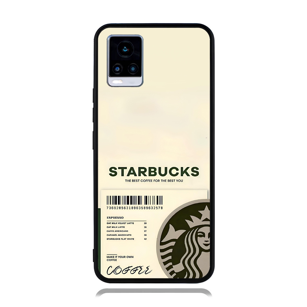 Jual Case Vivo X200, X80, X70,X60,X50, V50, V40,V30,V29 PRO LITE 4G 5G Custom STARBUCKS Coffee ...
