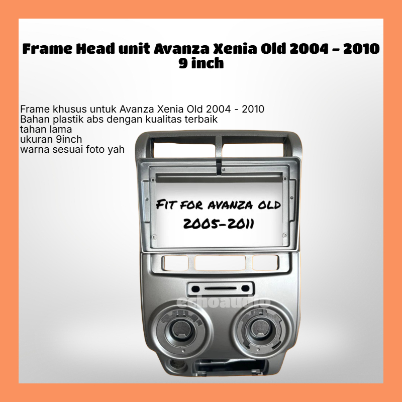 Jual Frame Head unit Avanza Xenia Old 2004 - 2010 9 inch | Shopee Indonesia