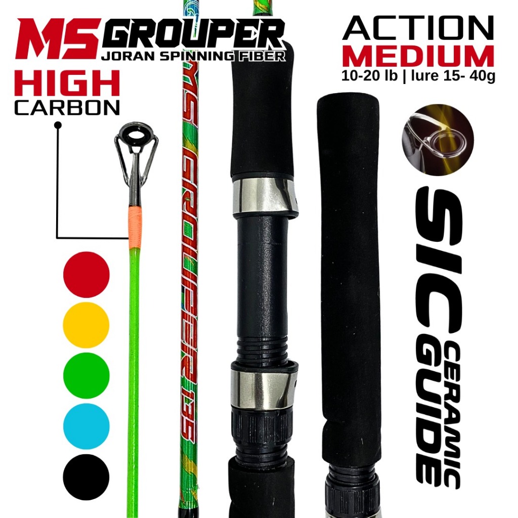 Jual Joran Pancing JM001 Spinning Fishing Rod 120 135 150 Bahan Fiber ...