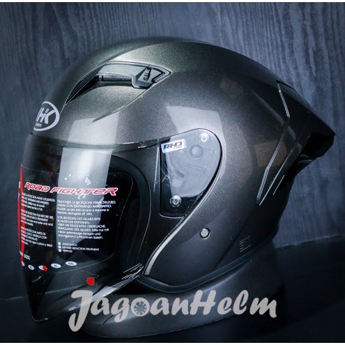 Jual NHK N2 MAX SOLID | GUN METAL | SINGLE VISOR | N2MAX | N2-MAX ...