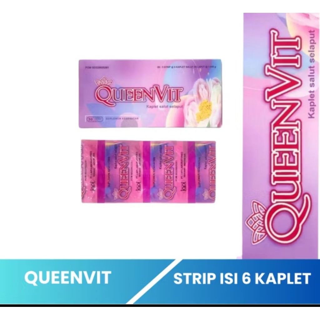 Jual Queenvit Suplemen Promil Box new desaind | Shopee Indonesia