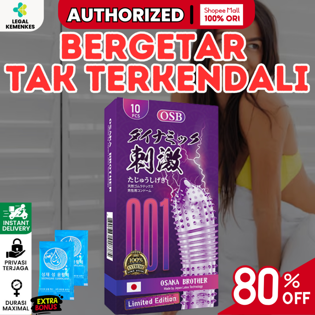 Jual Kondom Osb Osaka Brothers 001 Premium Tipis Gerigi 1 Box | Shopee ...