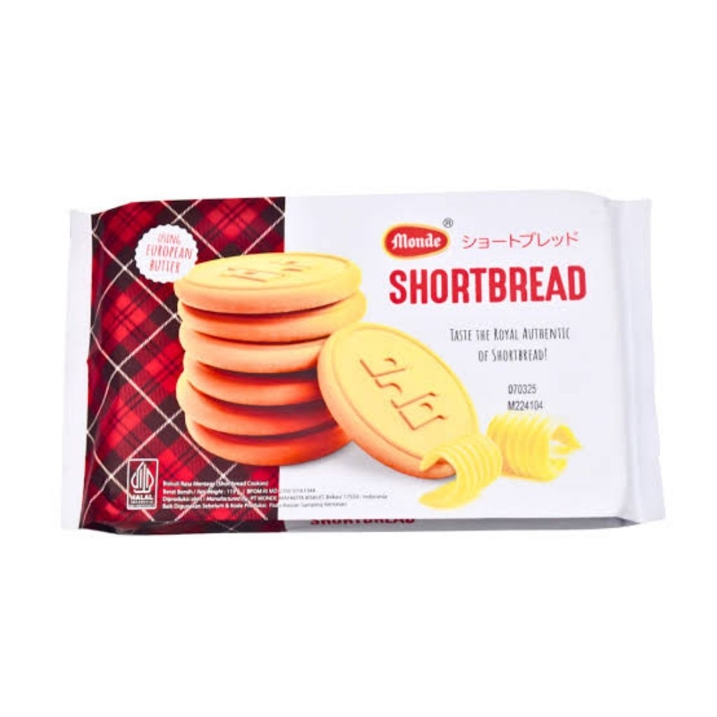 Jual Monde ShortBread Original 115g Biskuit Rasa Mentega Biscuits ...