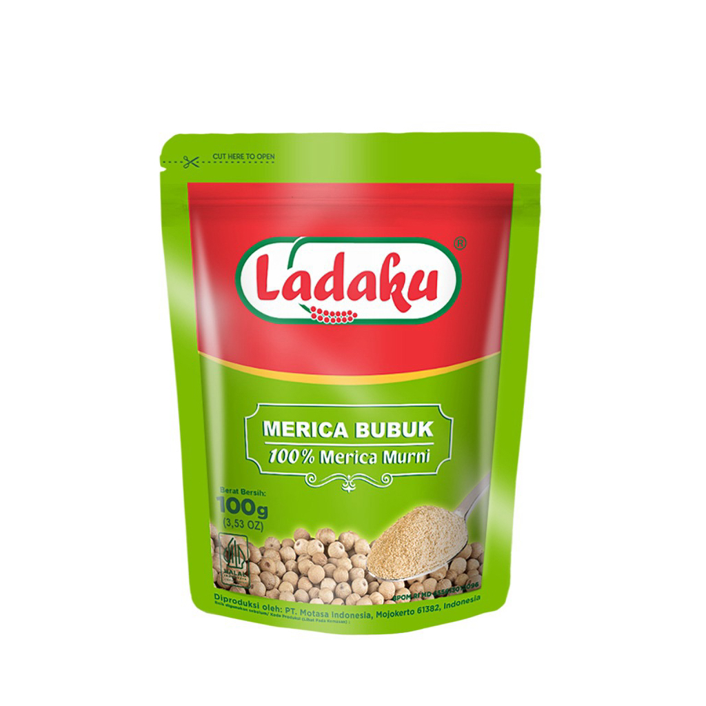 Jual LADAKU MERICA BUBUK KEMASAN POUCH 100 GRAM | Shopee Indonesia