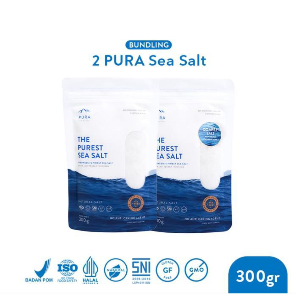 Jual PURA I Purest Sea Salt - Garam laut - Garam kasar - garam halus ...