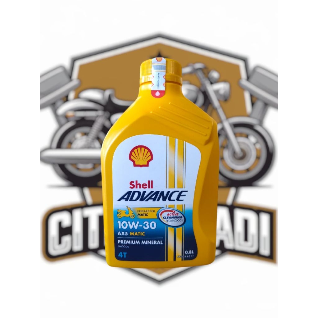 Jual OLi Shell Advance AX5 matic 0,8Liter 100% Original 10W-30 | Shopee ...