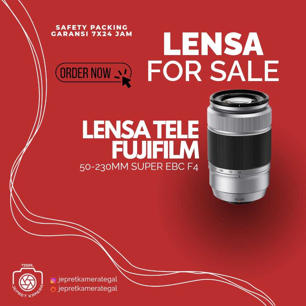 Jual LENSA TELE FUJIFILM SUPER EBC XC 50-230MM F4,5-6,7 OSS II NORMAL ...