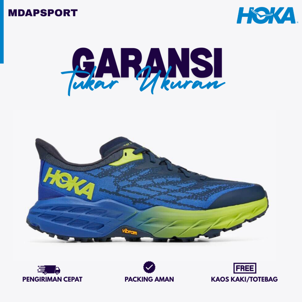 Jual Sepatu Trail Speedgoat 5 Mens - Outer Space Bluing | Shopee Indonesia