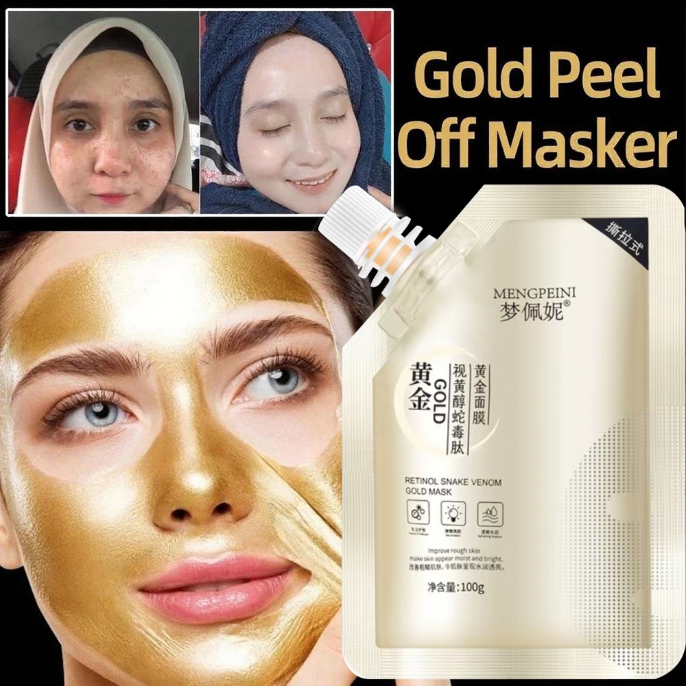 Jual Retinol Masker Gold Peel Off Masker Anti Aging Collagen Dan Flek ...