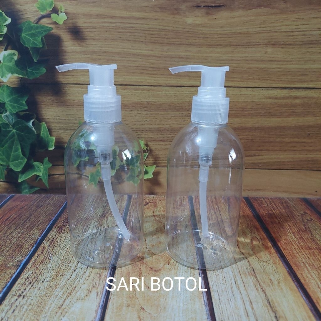 Jual BOTOL PUMP 250ML OVAL BENING / BOTOL 250 ML PUMP N24 BOTOL SABUN ...